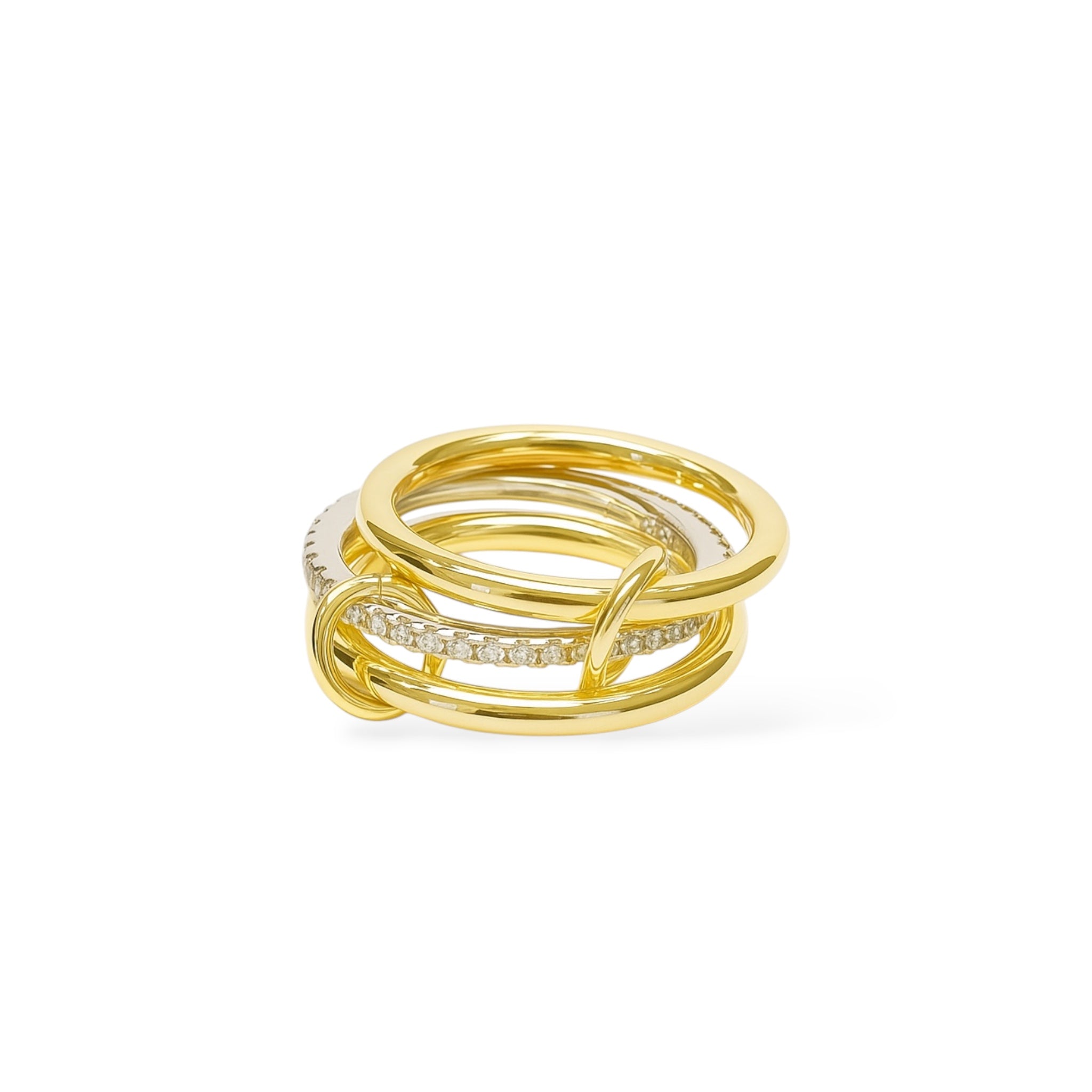 Bella Circle Triple Ring – Miss Happiness